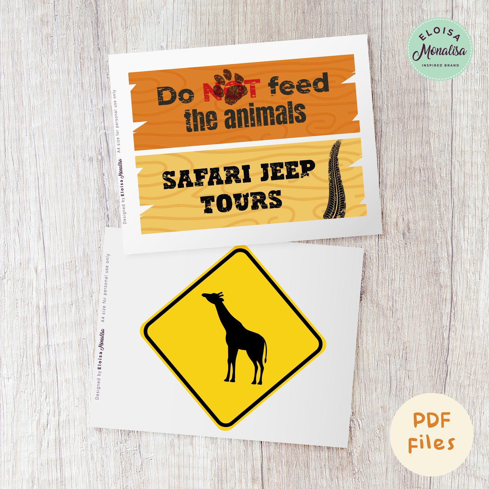 Safari Directional Signs Printable, Jungle Signs, Safari Birthday Party ...
