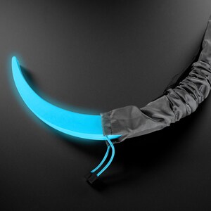 Wooden Buugeng UV Active Arctic Cyan, S Staff Handmade Flow Art Props ...