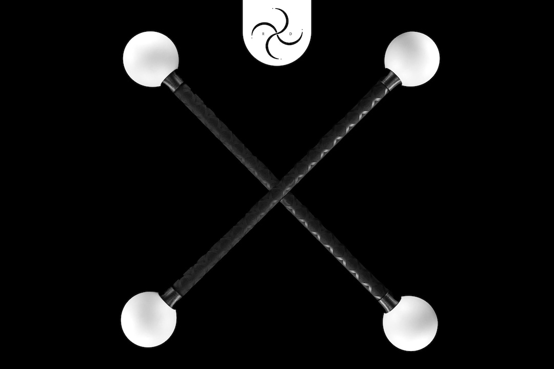 White Iso Stick Magnetic Baton Juggling Contact Manipulation - Etsy