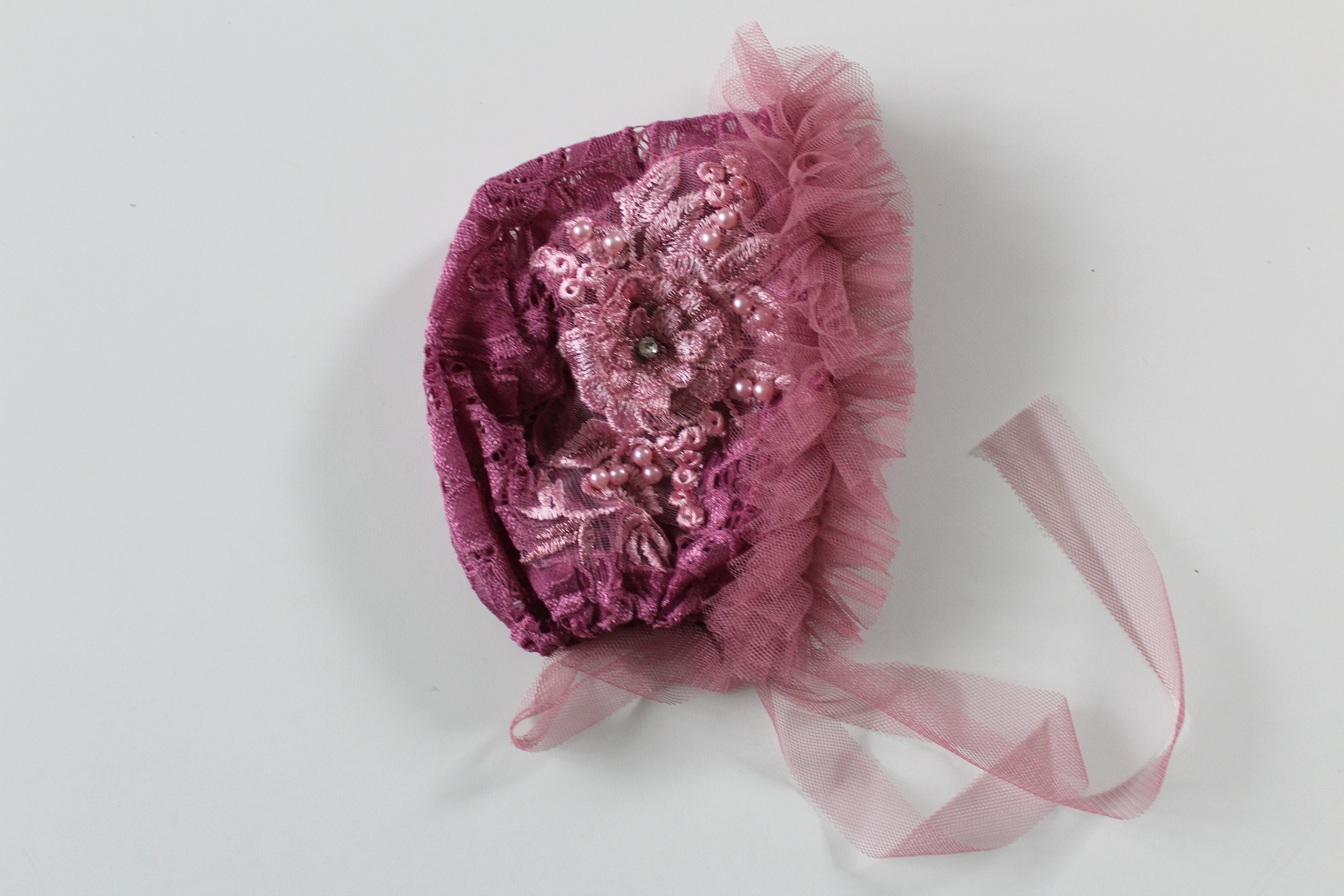 Baby bonnet for photo props session baby hat newborn bonnet | Etsy