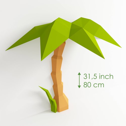 CIRCULAR FOREST Home Craft Activity 3D Paper Craft DIY | Etsy