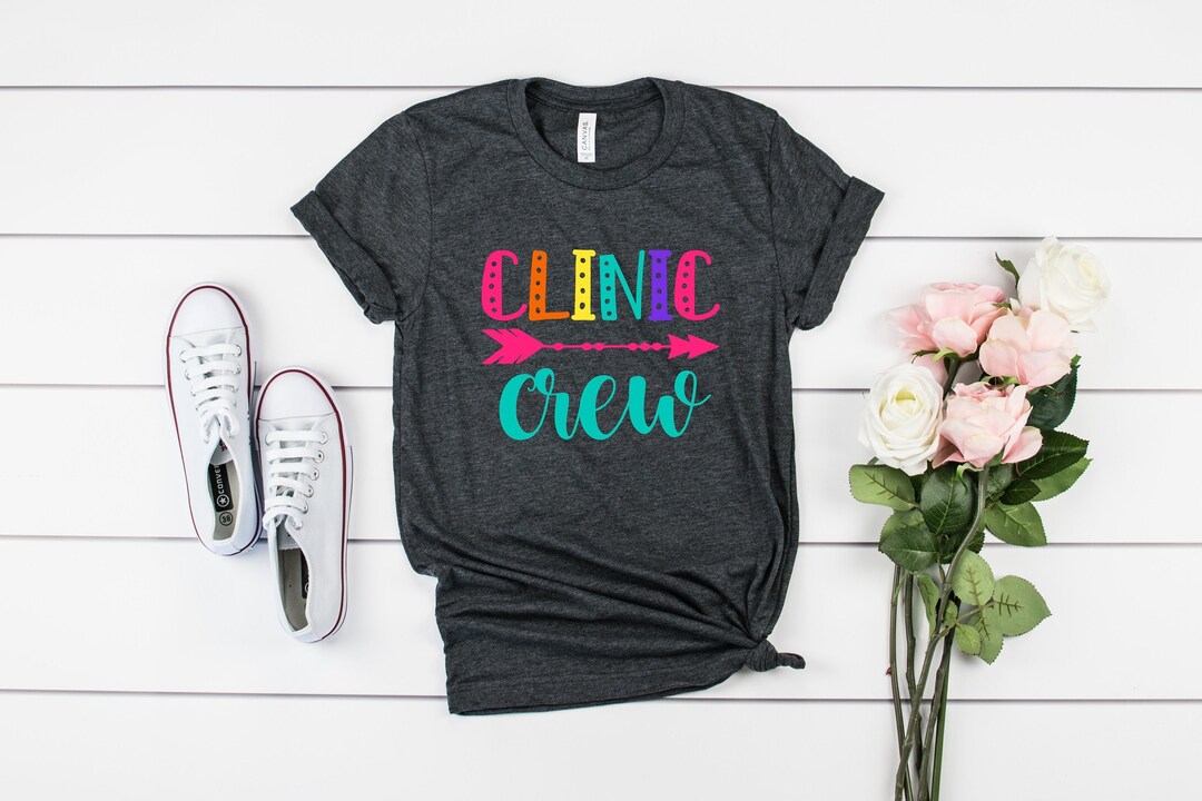 Clinic Crew T-shirt: Essential Worker Nurse Gift - Etsy