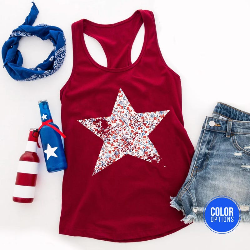 Curved Hem Tank Women - Etsy