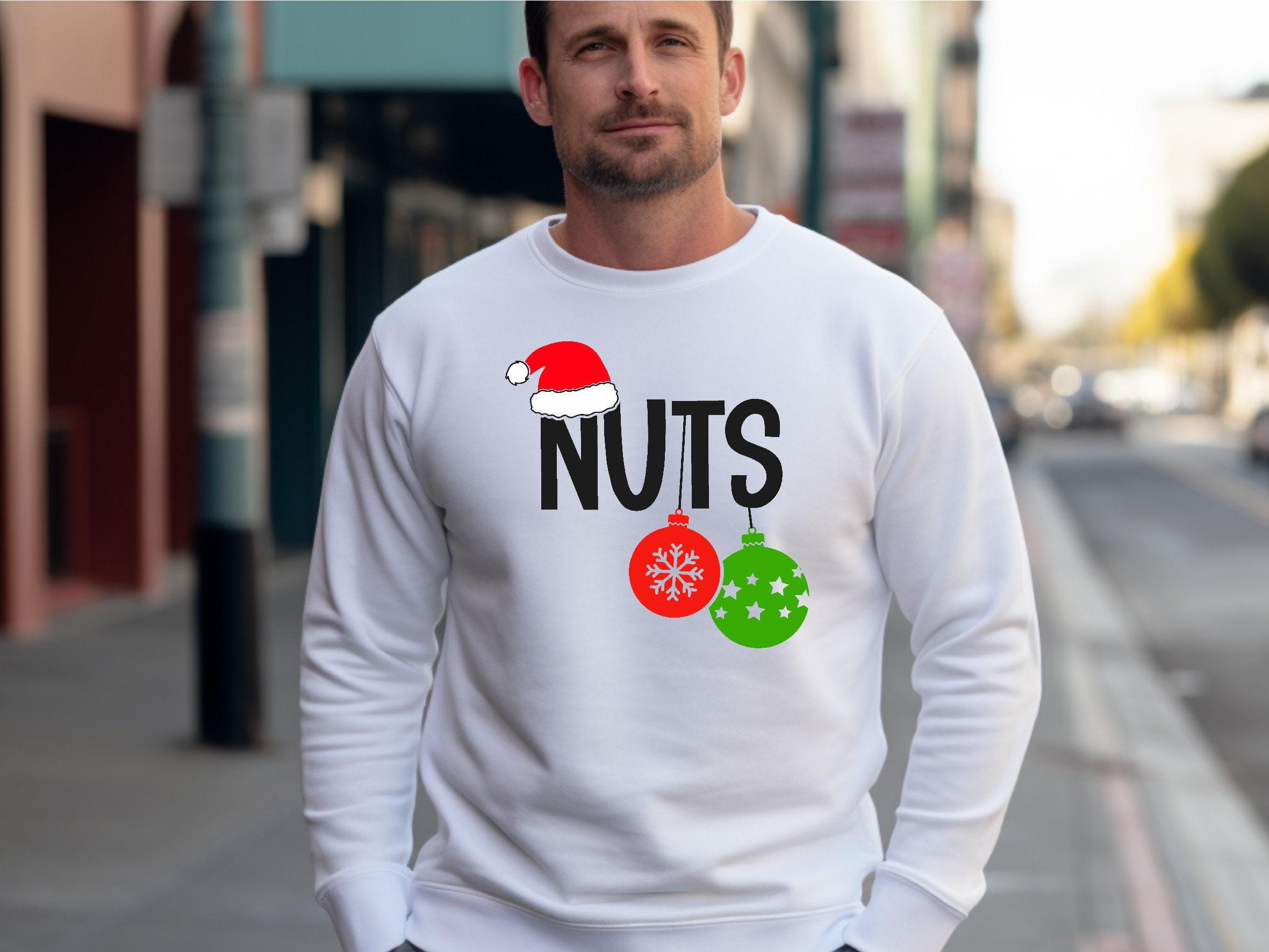 Chest Nuts Matching Christmas Sweatshirt, Couples Holiday Party Shirts ...