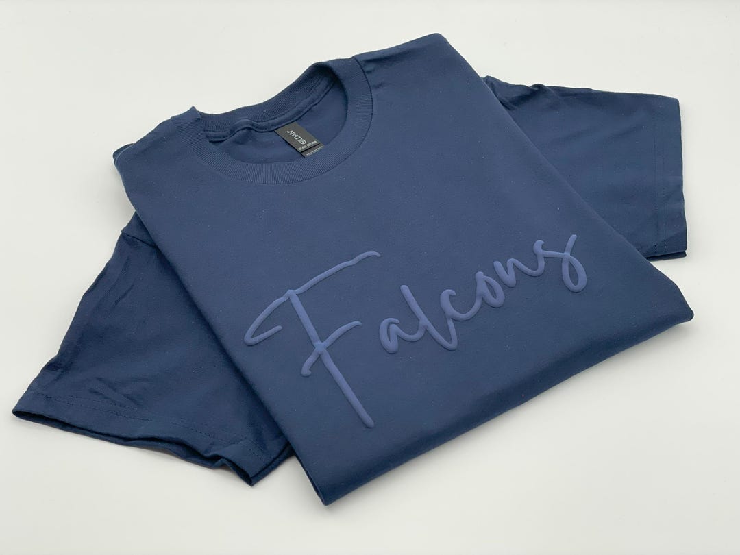 Customized Puff Print Team Name T-shirt, Embossed Mascot Tee, Football ...