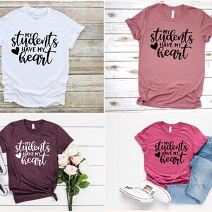 My Students Have My Heart Tshirt, Valentines Day Shirt, Teacher ...