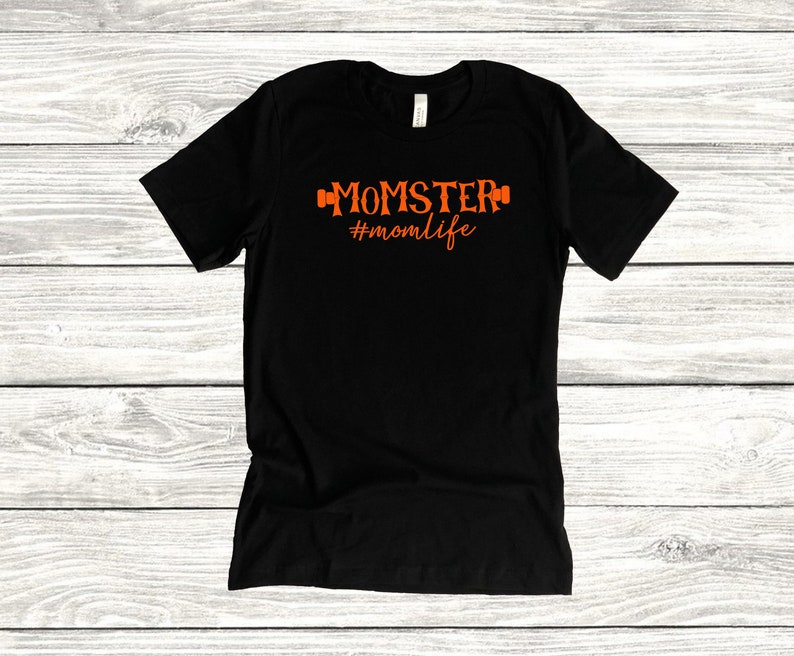 Momster Halloween Shirt Halloween Shirts Womens Graphic Etsy