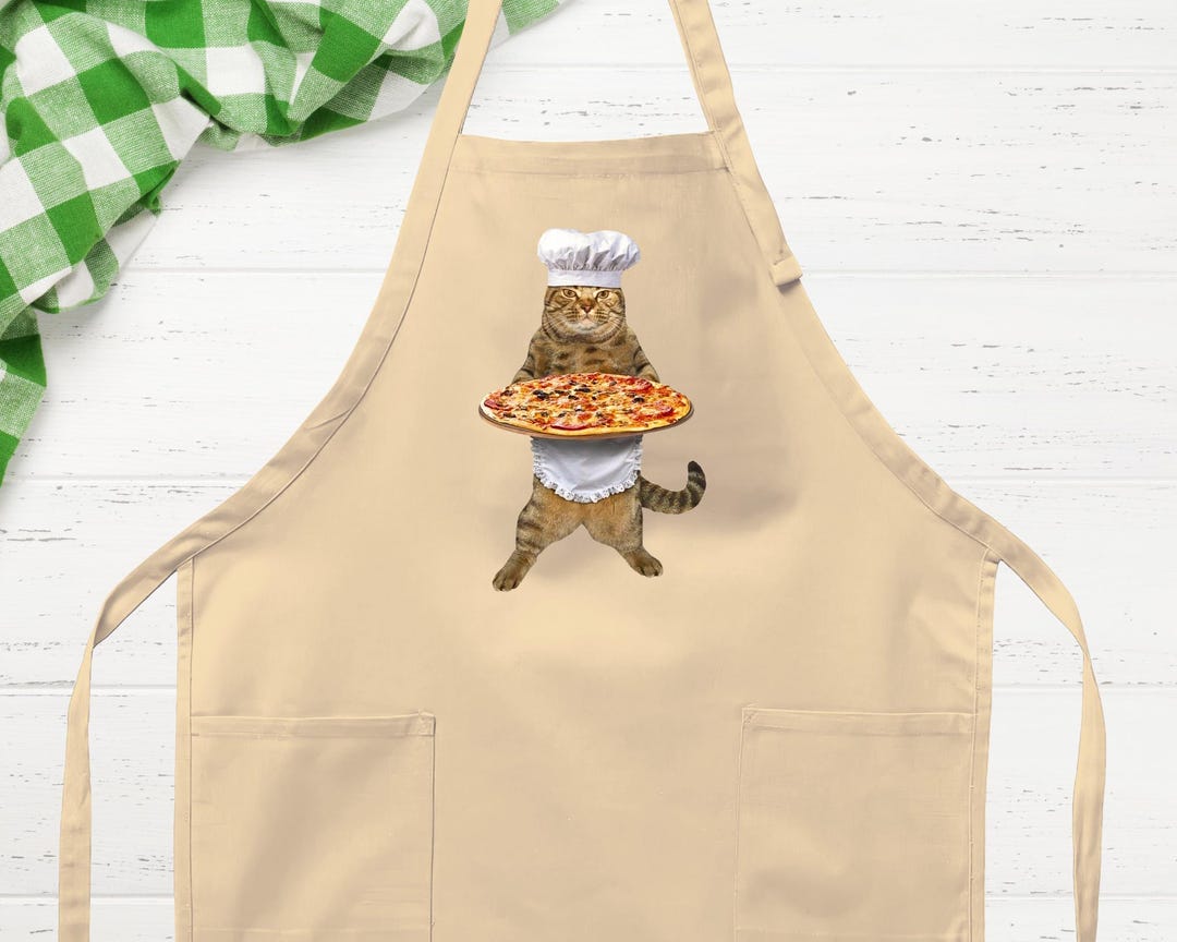 Chef Cat Memes Apron, Animal Memes Aprons, Funny Crazy Saying Aprons ...