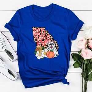 Georgia State Shirts, Georgia State Map Shirt, Georgia Travel Gift ...