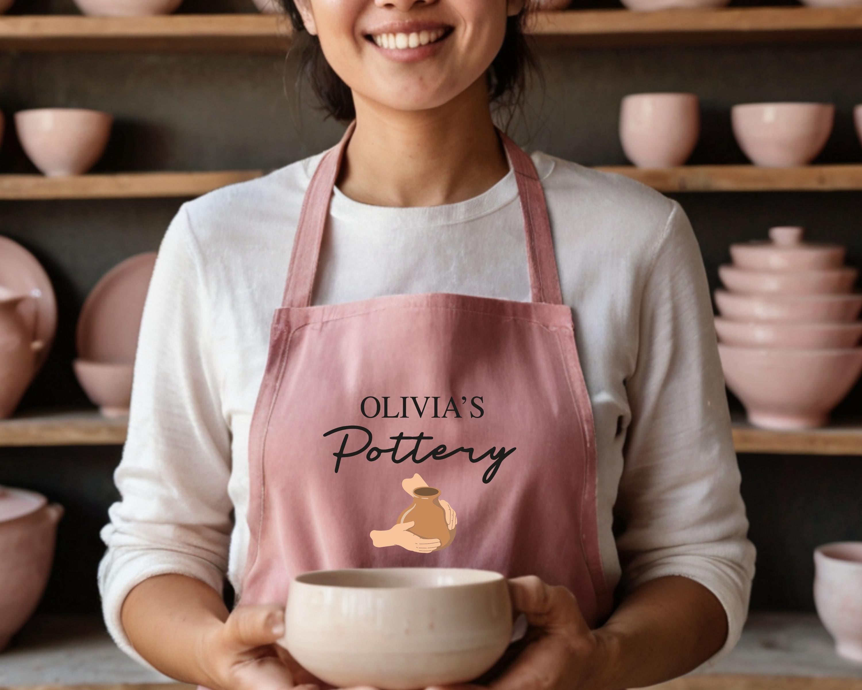 Custom Pottery Apron - Adjustable, Comfortable Fit for All Ages - Etsy