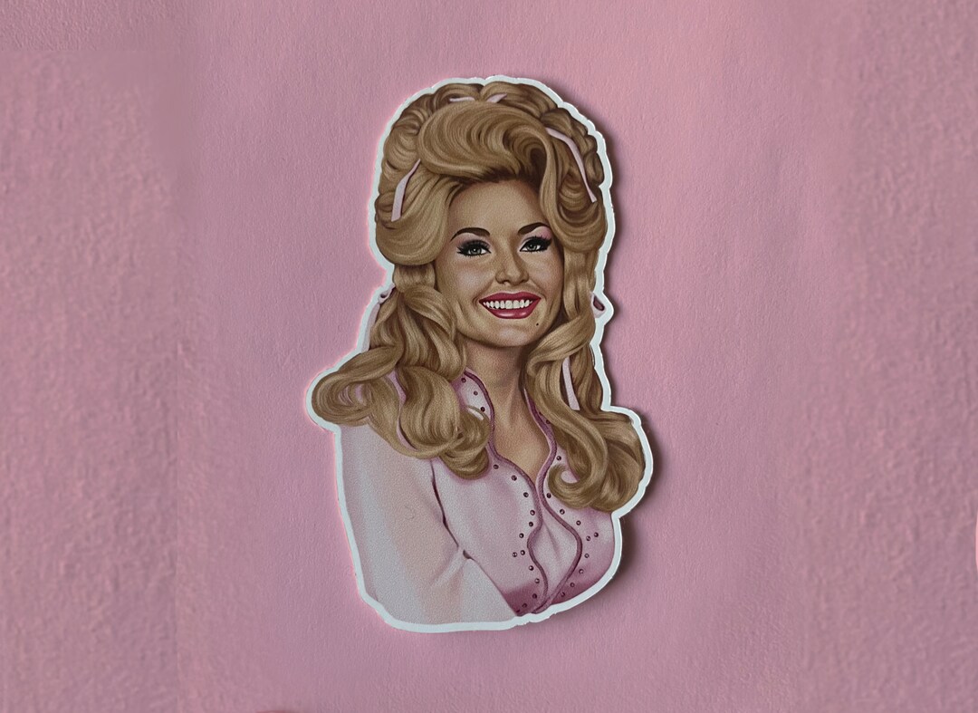 Dolly Parton Vinyl Sticker - Etsy
