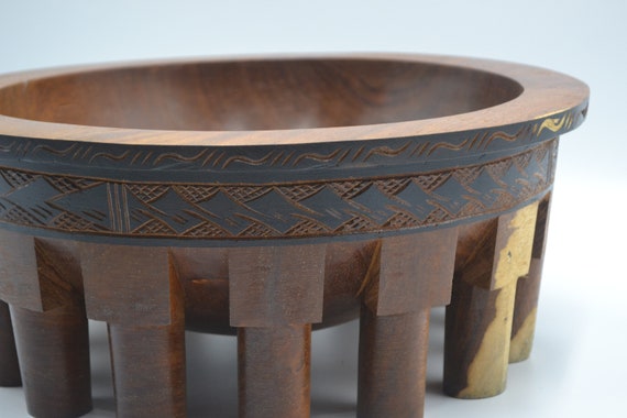 Art & Collectibles Samoan Carved Tanoa Sculpture etna.com.pe