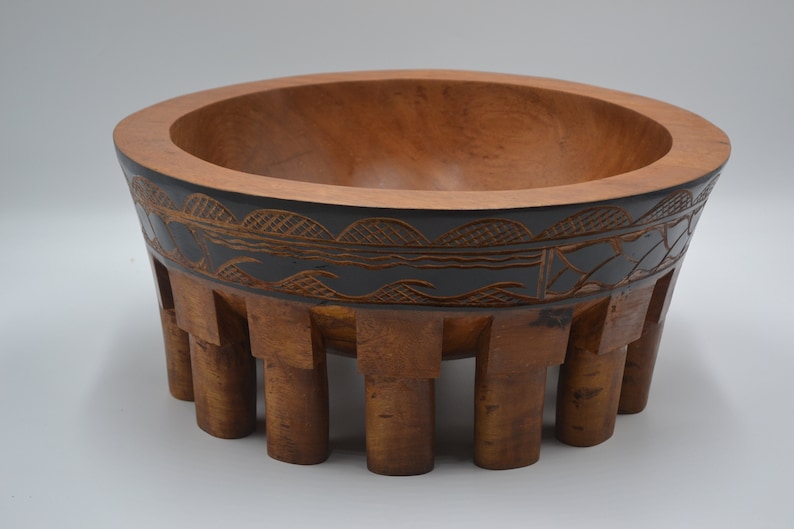 Samoan Hand Carved Tanoa | Etsy