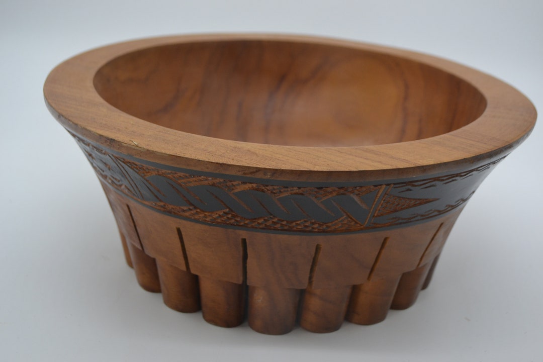 Samoan Hand Carved Tanoa - Etsy