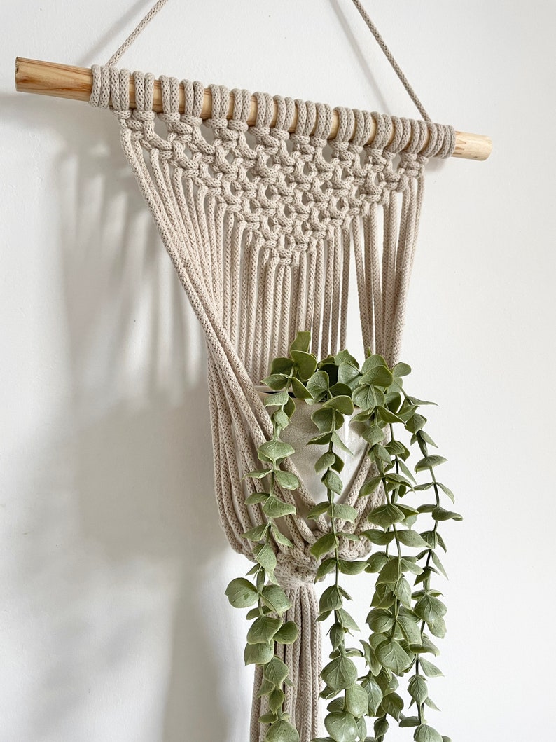 Macramé Wall Planter Macramé Plant Hanger Wall Hanging for - Etsy