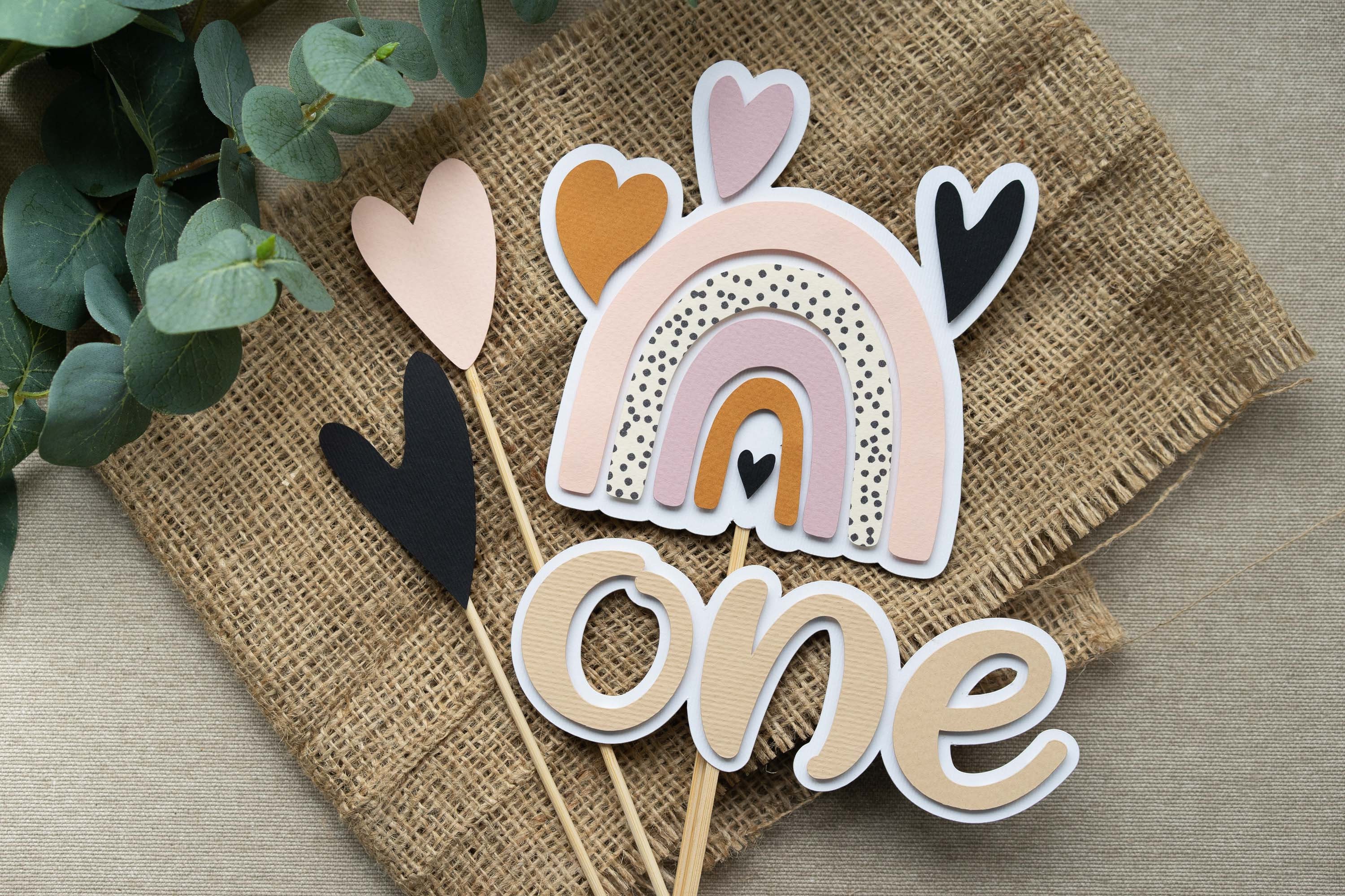 Boho Birthday Party girl boho birthday party Boho Rainbow topper ...