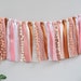 Boho Ribbon Garland With Fabric Tassel for Muted Baby Shower or ...