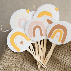 First Birthday Party Bundle Boho Rainbow Package Muted Neutral Blush ...