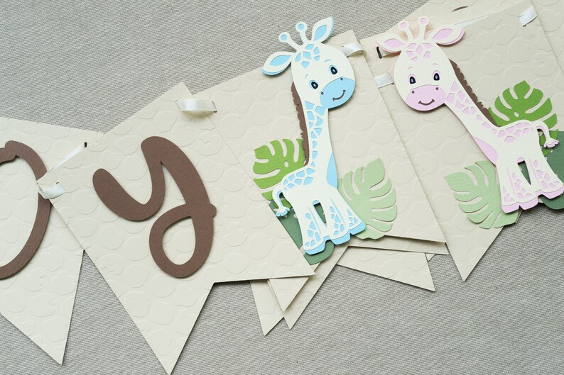 Giraffe Baby Shower Party Bundle Boy or Girl Gender Reveal Decor - Etsy