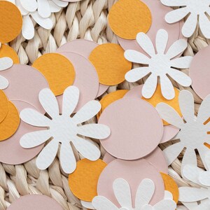 Daisy Confetti Table Decor Baby Shower Daisies or Groovy Babe Theme ...