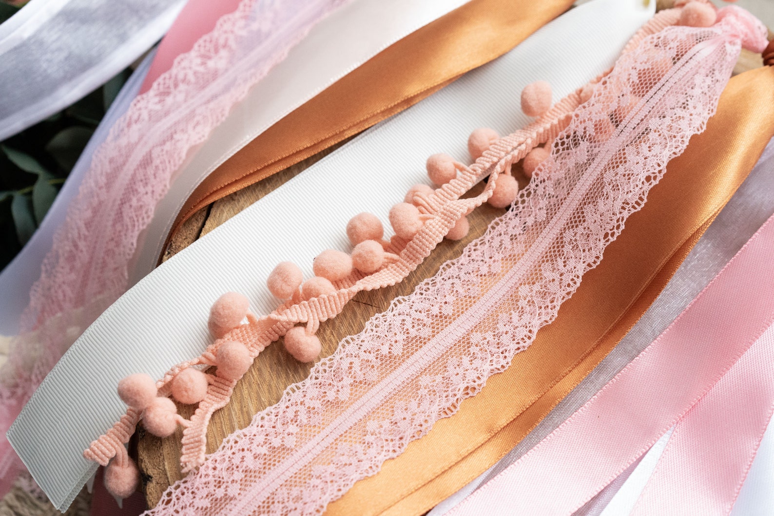 Boho Ribbon Garland With Fabric Tassel for Muted Baby Shower - Etsy