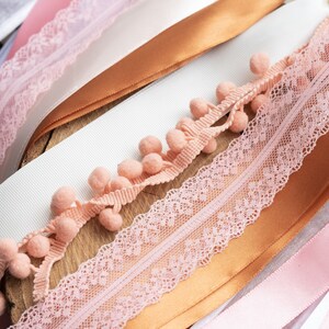 Boho Ribbon Garland With Fabric Tassel for Muted Baby Shower or ...