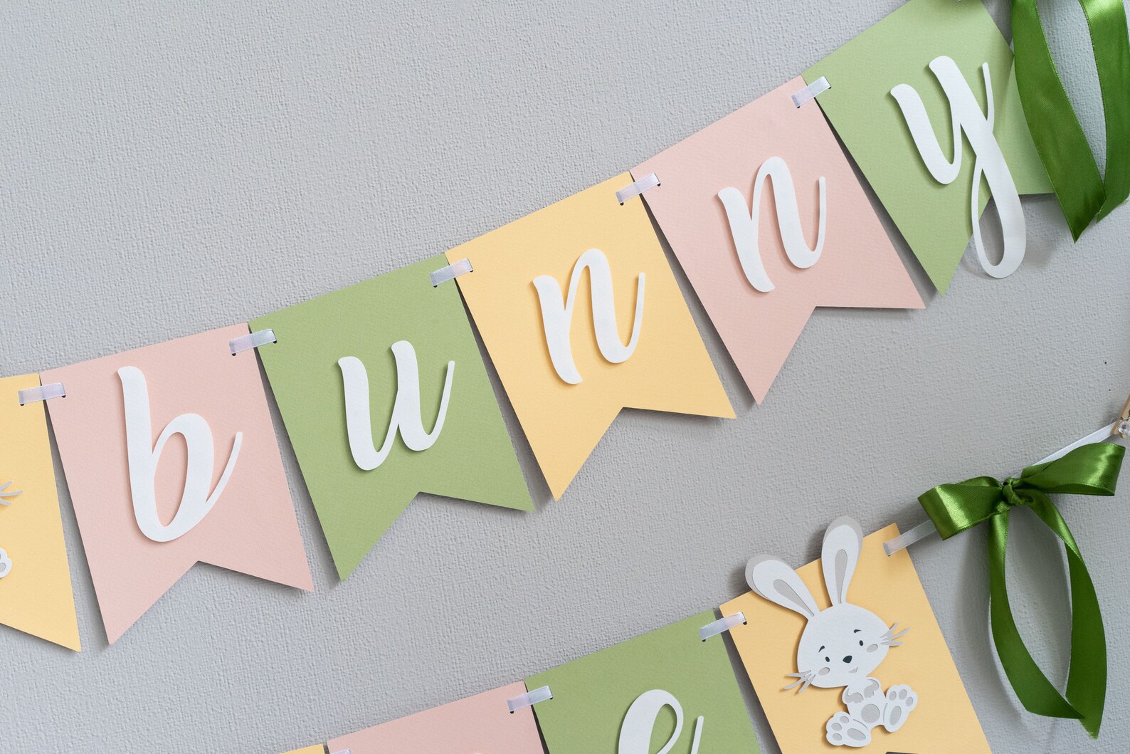 Baby Girl Some Bunny is One First Birthday Banner for 1st - Etsy