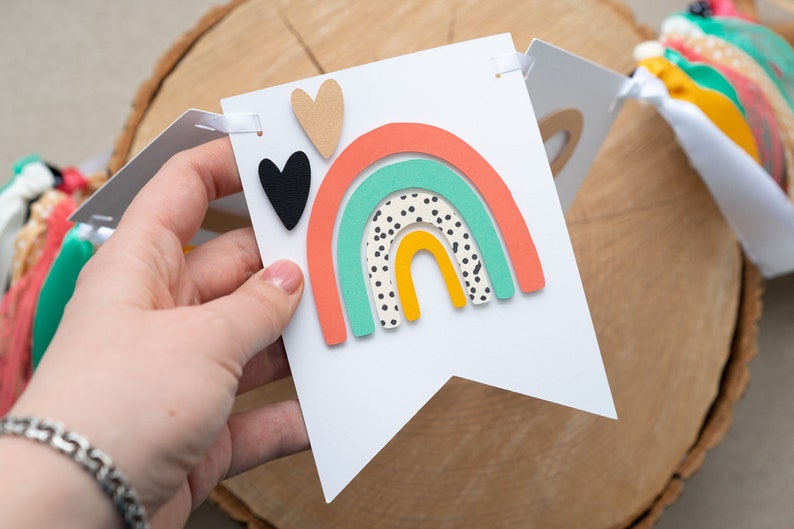 Boho Rainbow First Birthday Party Bundle Mustard Mint Black | Etsy