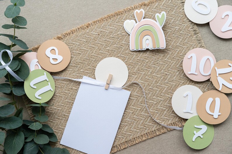 Boho Rainbow First Birthday Party Bundle for Baby Girl - Etsy