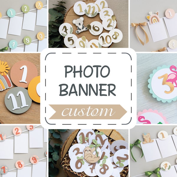 Monthly Photo Banner - Etsy