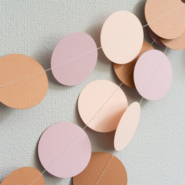 Circle Paper Garland - Etsy