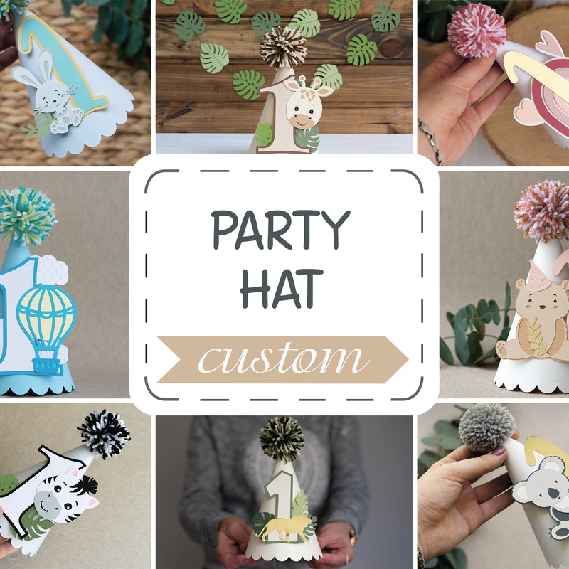 Custom Paper Party Hat - Etsy