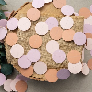 Boho Paper Garland for Muted Rainbow Girl First Birthday or Baby Shower ...