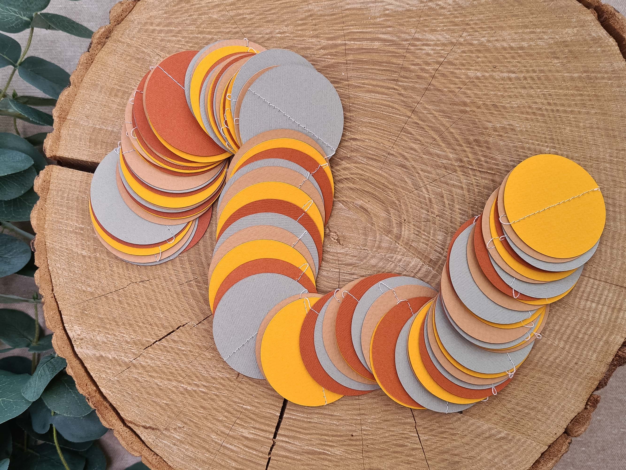 Paper Circle Garland Baby Shower Decor or First Birthday Party | Etsy