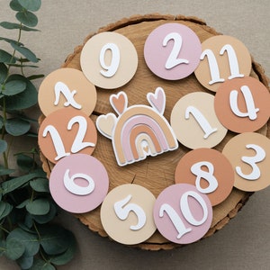 Girl Muted Boho Rainbow First Birthday Party Bundle - Etsy