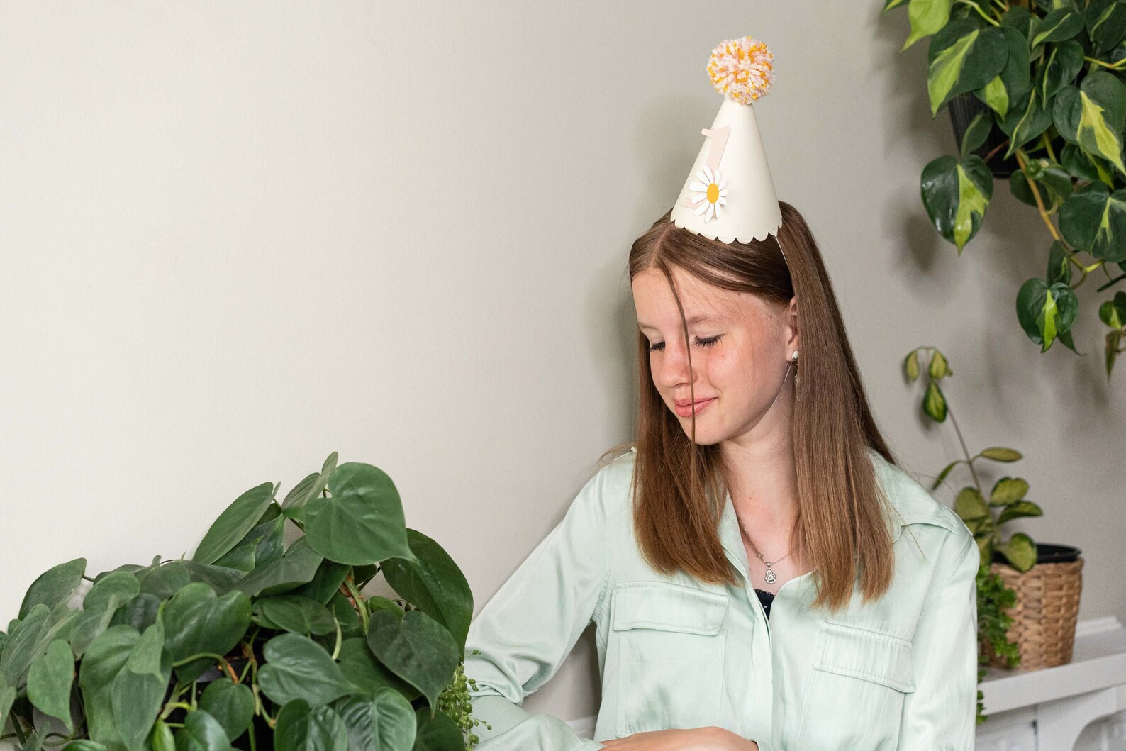 One Party Hat Daisy 1st Birthday Boho Cake Smash Decor - Etsy
