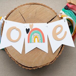 Boho Rainbow First Birthday Party Bundle Mustard Mint Black Dots Coral ...