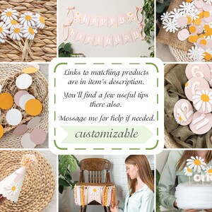Daisy Confetti Table Decor Baby Shower Daisies or Groovy Babe Theme ...