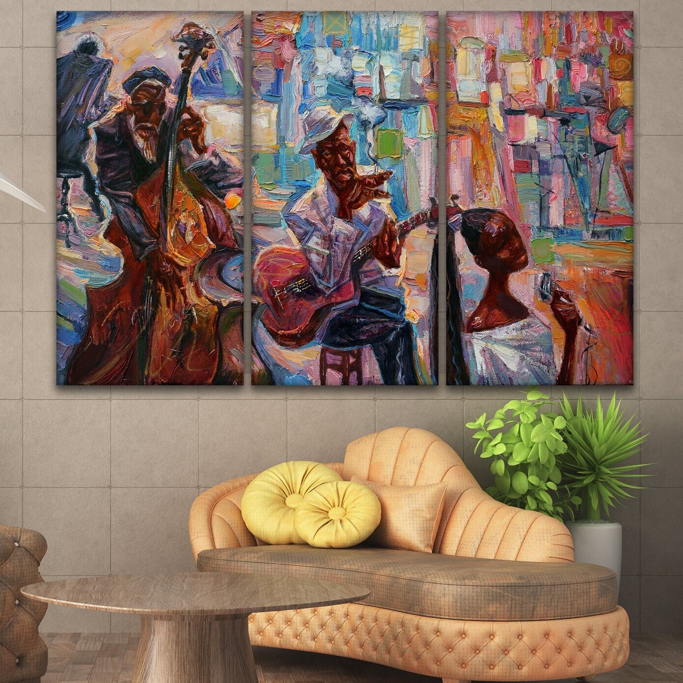 Abstract Jazz Painting