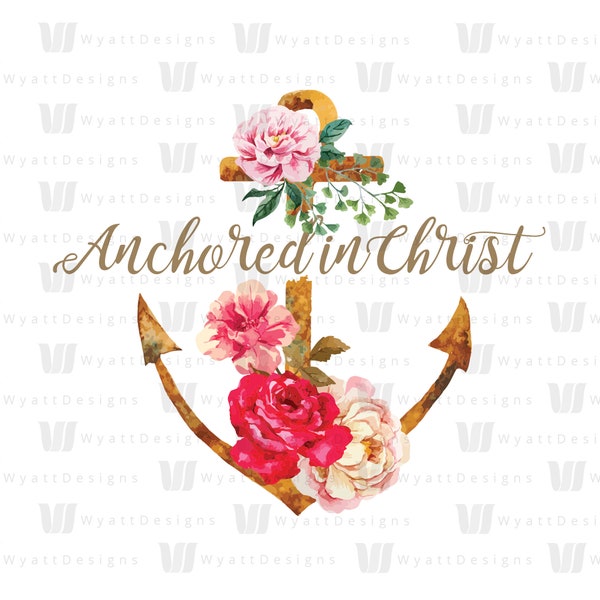 Anchored in Christ - Etsy