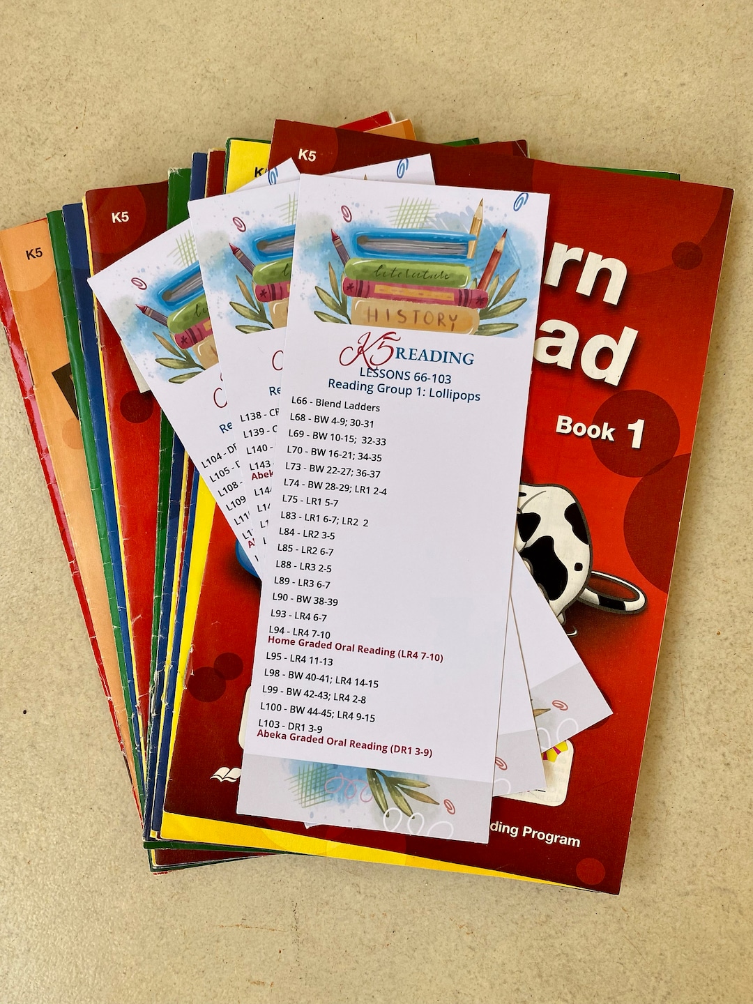 K5 Abeka Reading Cards - Group 1 - Etsy