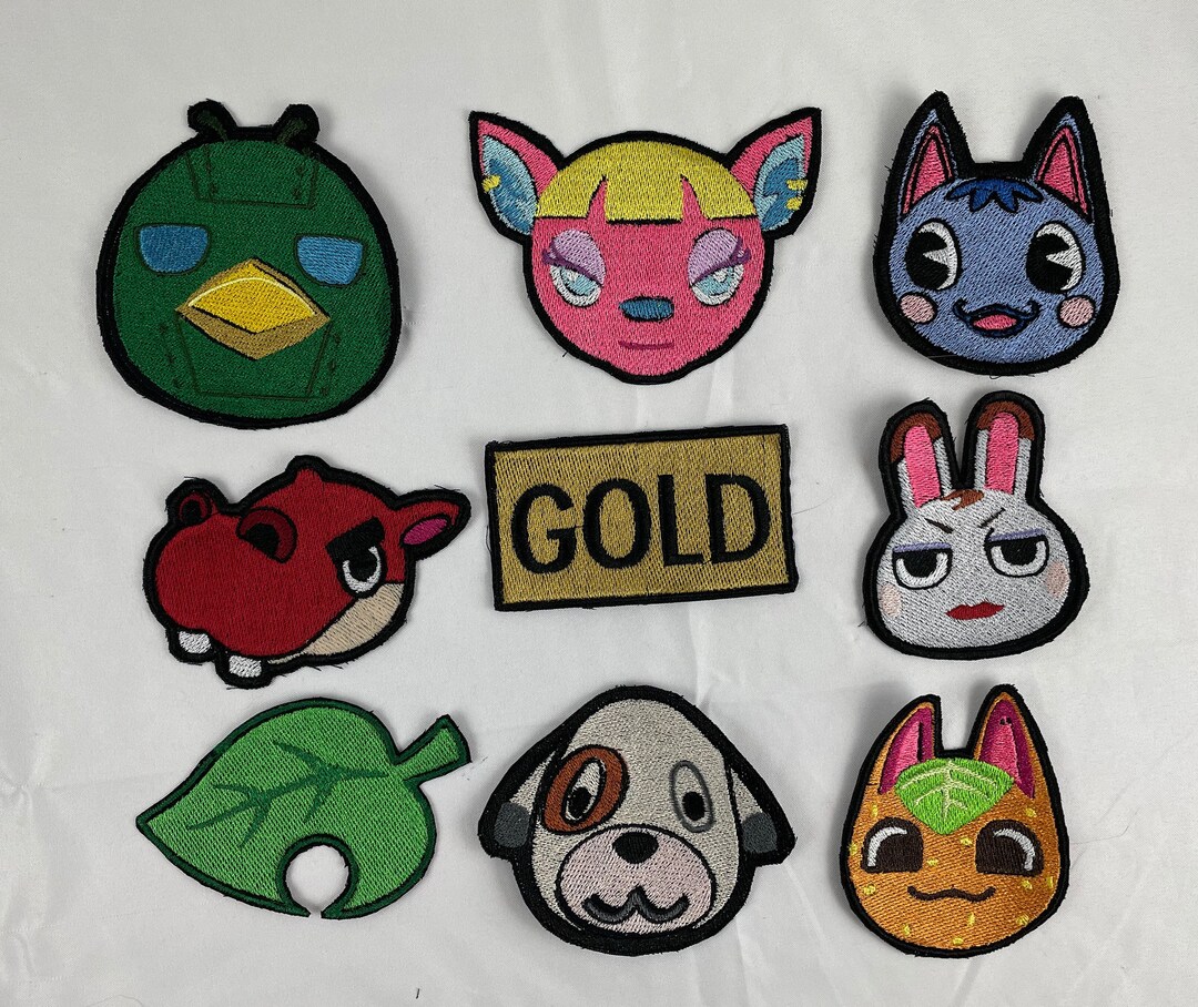 Animal Crossing Villager, Character, Iron on Patch, Sprocket, Fuchsia ...