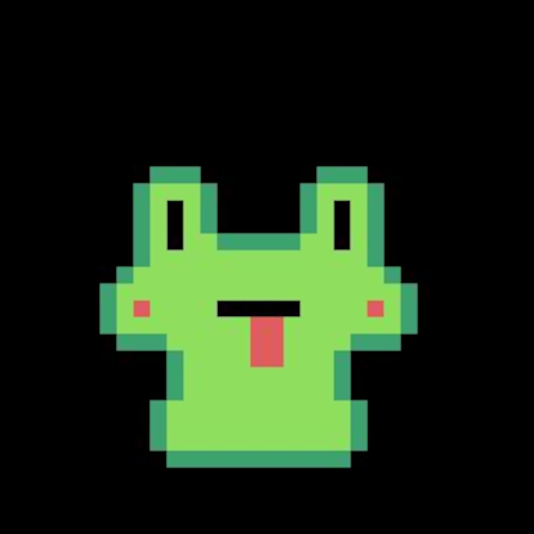 Froggie Cute Pixel Art Frog Instant Art Downloadable PNG & JPG - Etsy