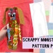 Scrappy Monster Doll Pattern PDF | Fabric Scrap Project Pattern ...