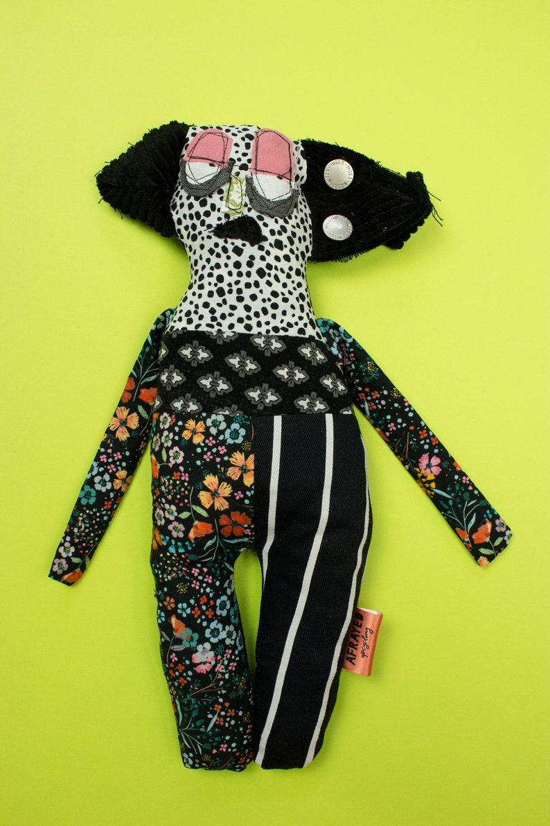 Scrappy Monster Doll Pattern PDF | Fabric Scrap Project Pattern ...
