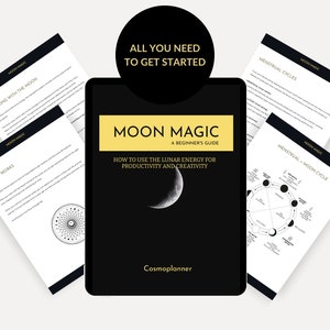 Ebook MOON CYCLE Beginner's Guide. Moon Phases. Lunar Magic. How to Use ...