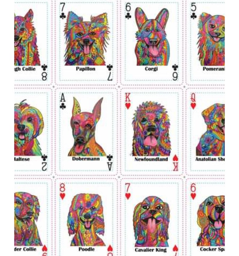 Dog Themed Playing Cards - Etsy