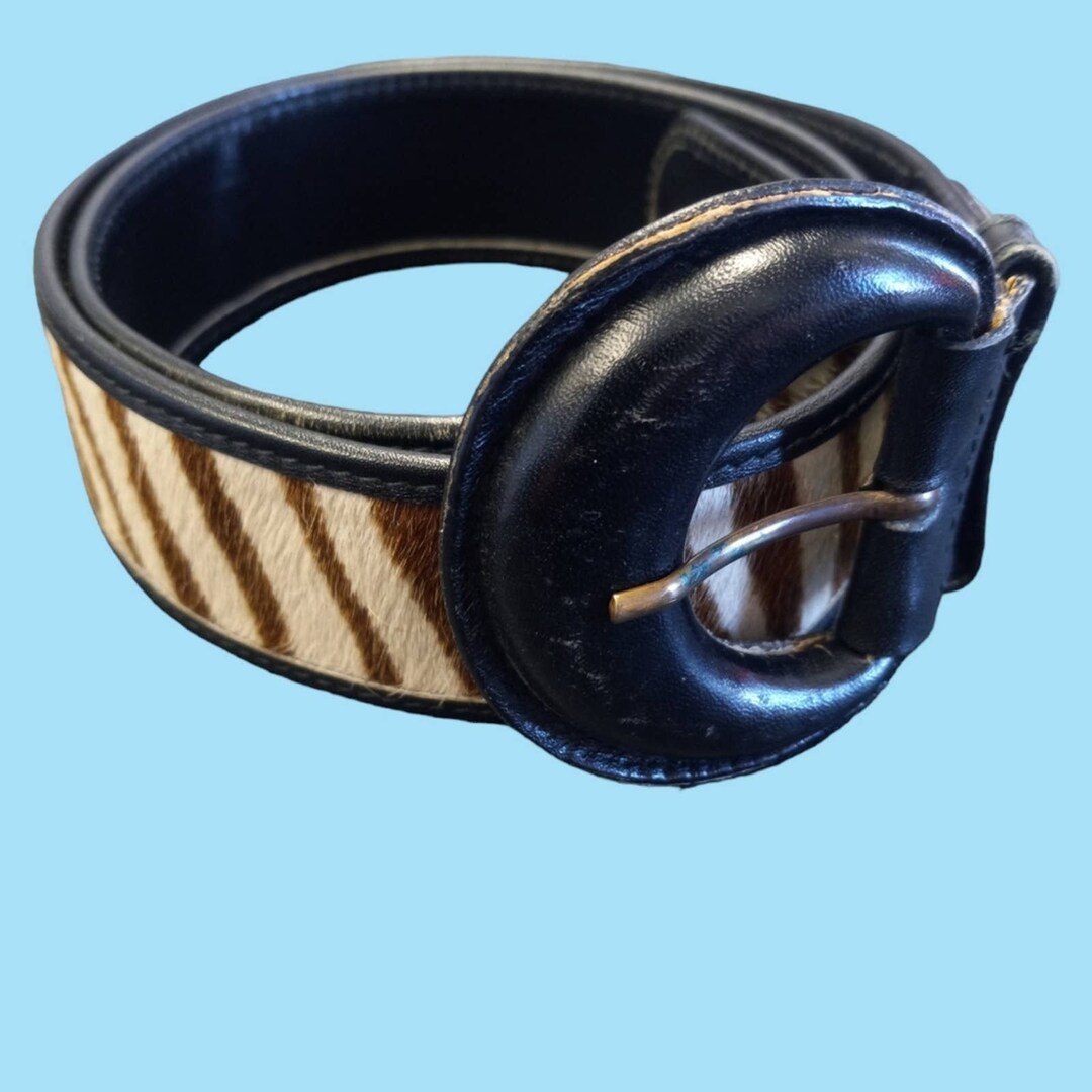 Morgan Taylor Mohair Leather Belt - Etsy