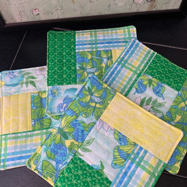 Log Cabin Coasters - Etsy