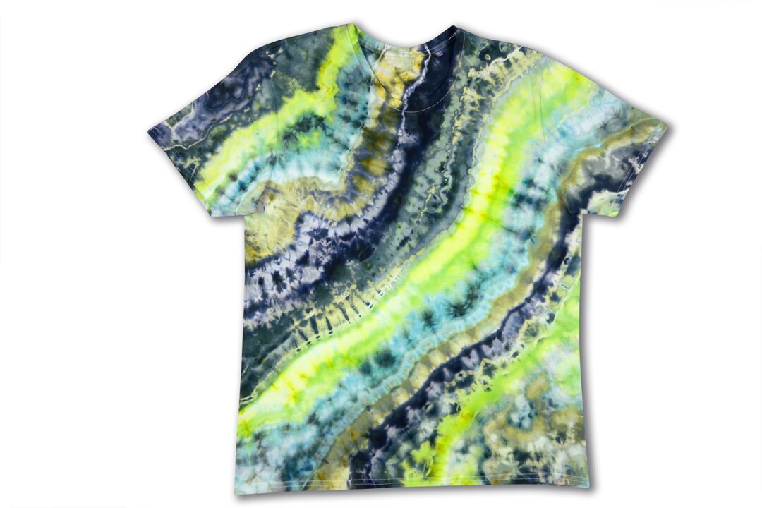 Green Tie Dye Tshirt XL Size Gifts for Men, Women and for All People ...